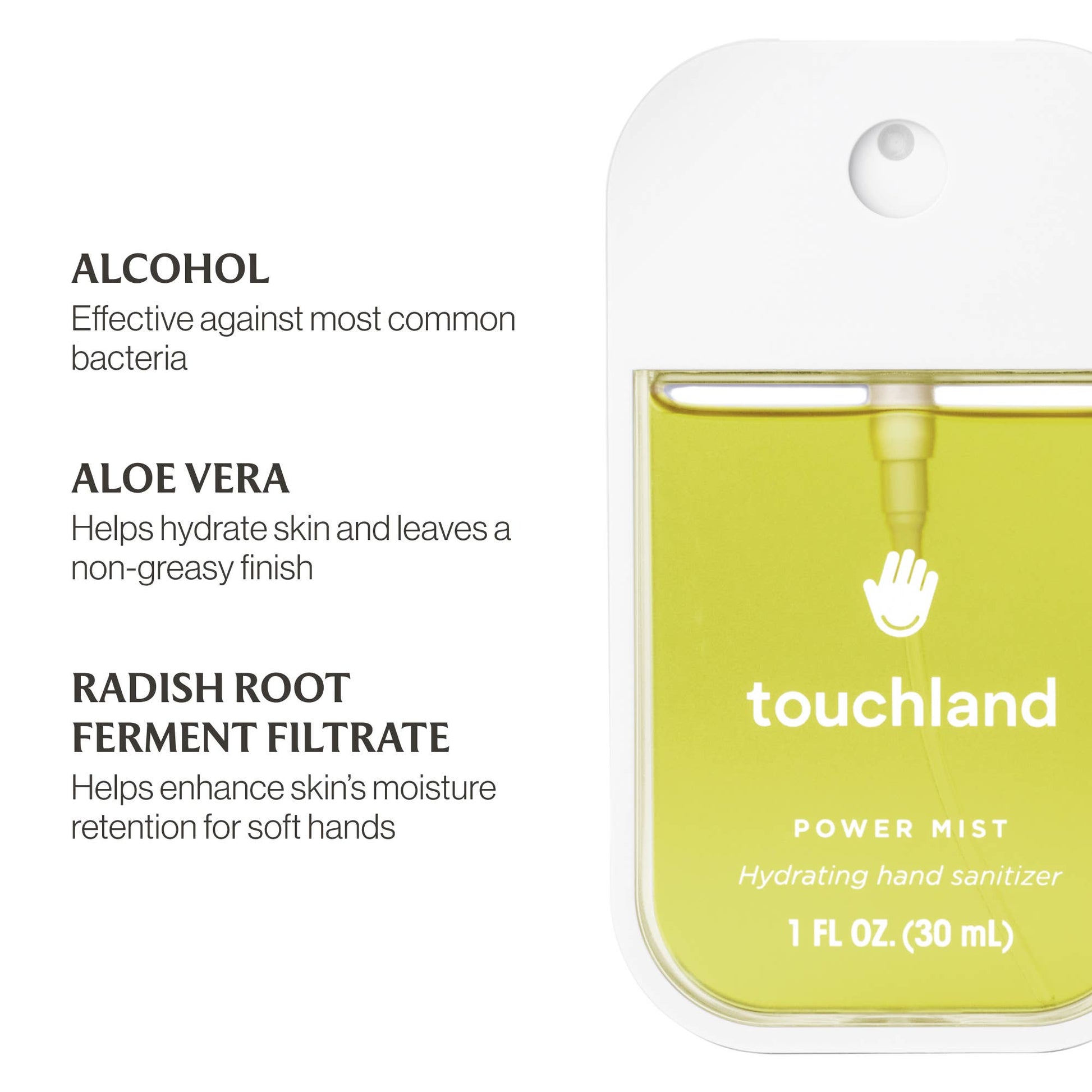 Touchland - Vanilla Blossom Power Mist Hydrating Hand Sanitizer ...